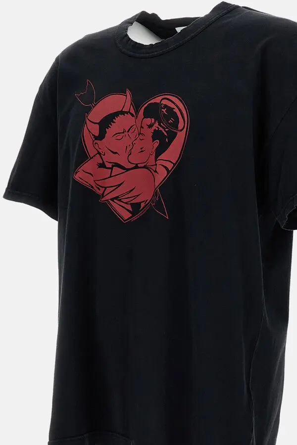 Our Legacy Short-sleeved Shirt With Print - Black