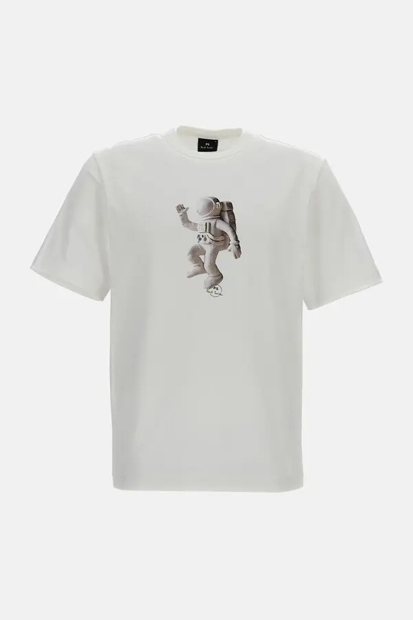 Paul Smith Short-sleeved Shirt With Print - White
