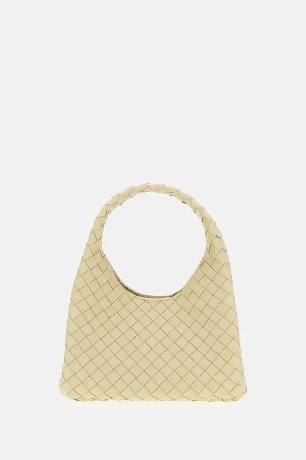 Bottega Veneta Bell-shaped Shoulder Bag - Beige
