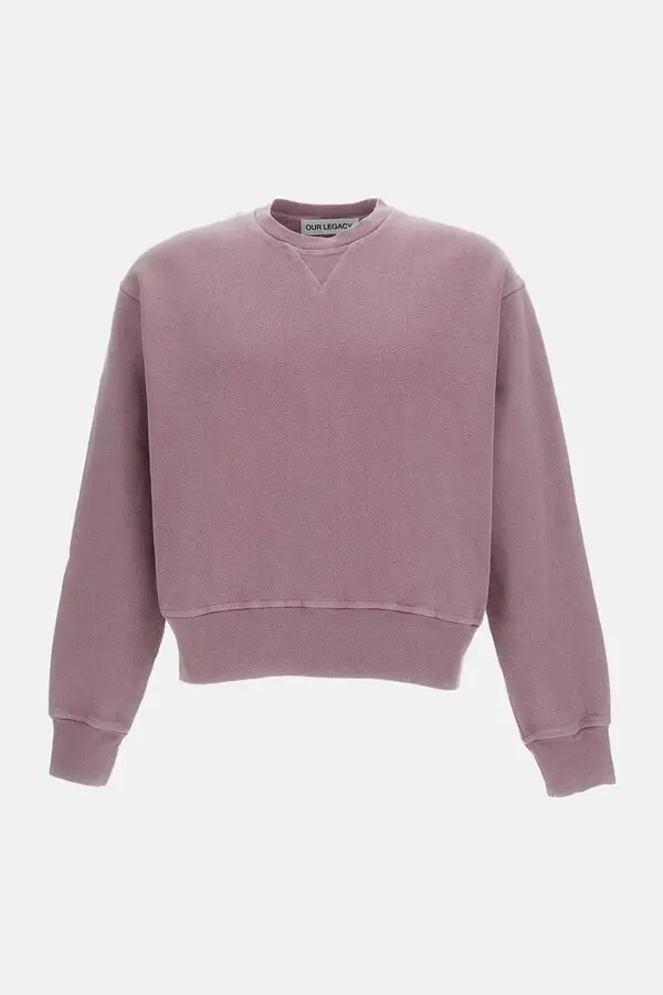 Our Legacy Crewneck Cotton Sweatshirt - Rose