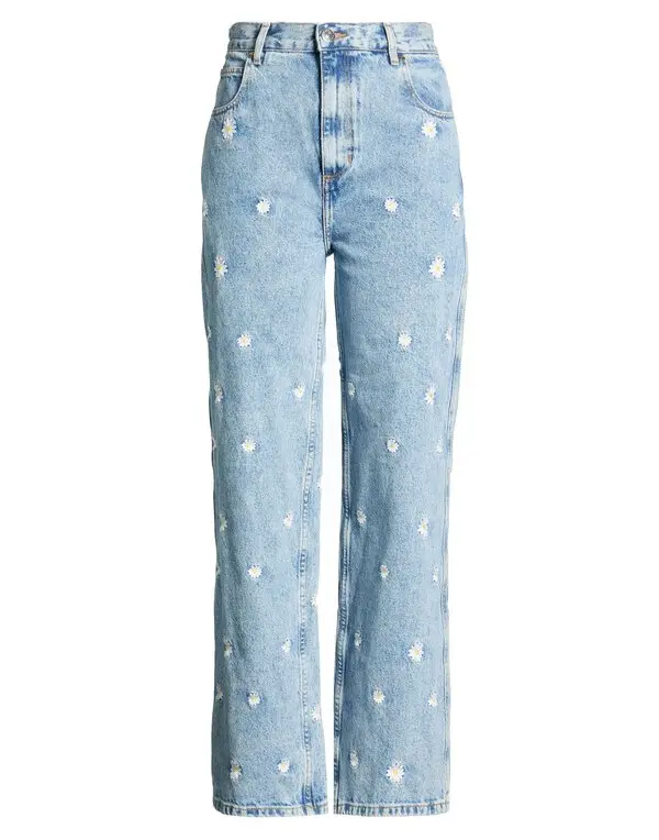 Sandro Cotton Straight-leg Jeans - Blue