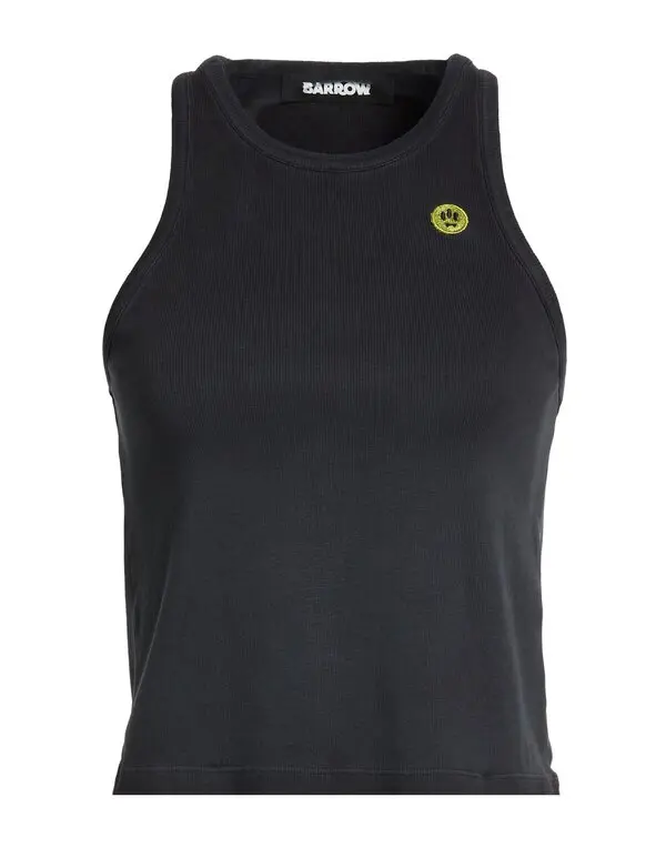 BARROW Ribbed Jersey Tank Top - Grey