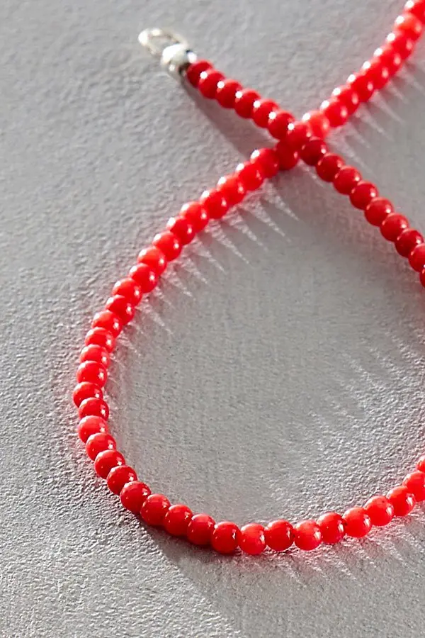 TAKARA Semiprecious Stone Bracelet - Red Coral