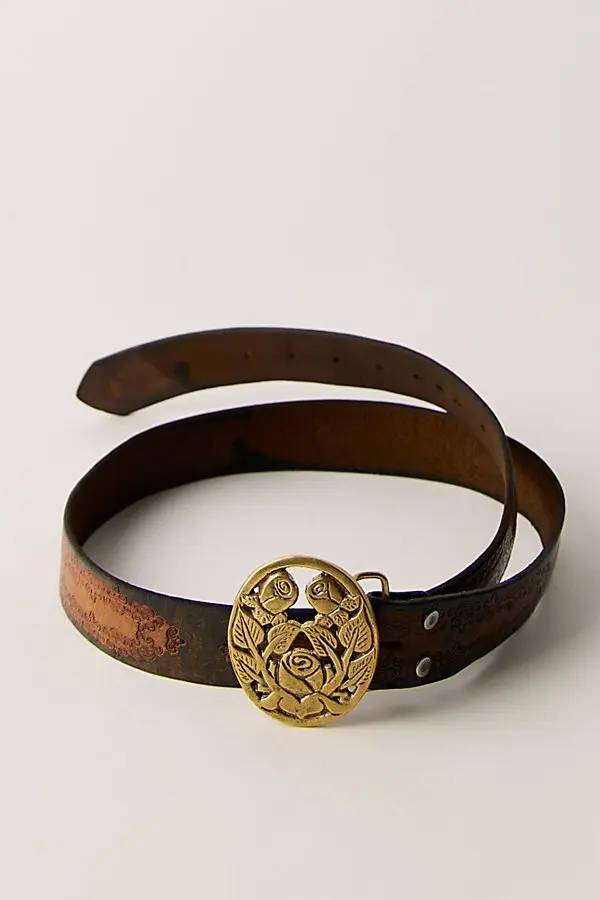 ALKEMIE Rosewood Leather Belt - Cognac