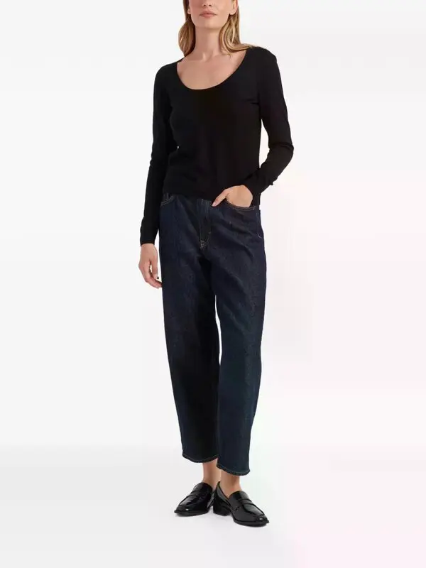 Chinti & Parker Scoop-neck Merino Sweater