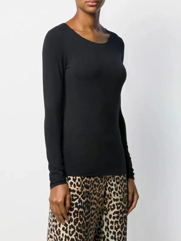 Majestic Filatures Round Neck Top - Blue
