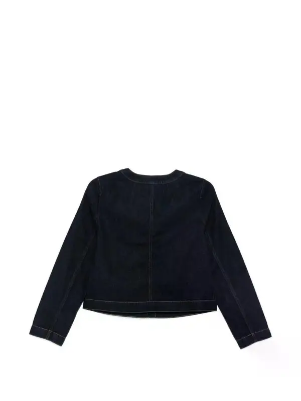 Dkny Button-embellished Denim Jacket