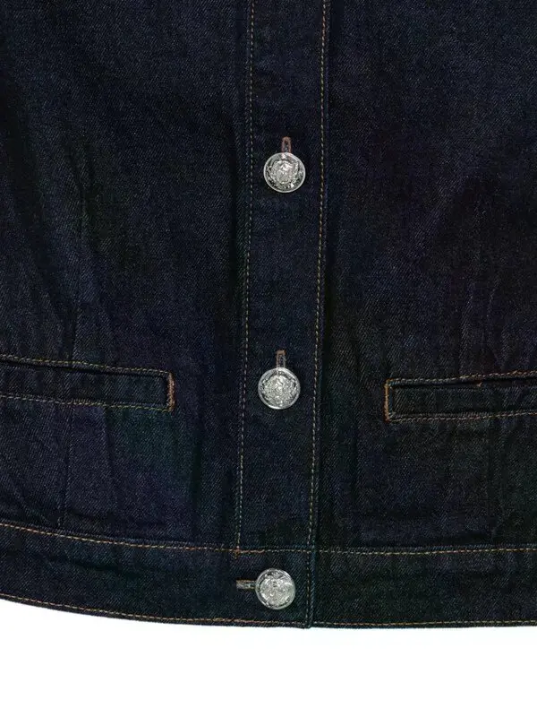 Dkny Button-embellished Denim Jacket