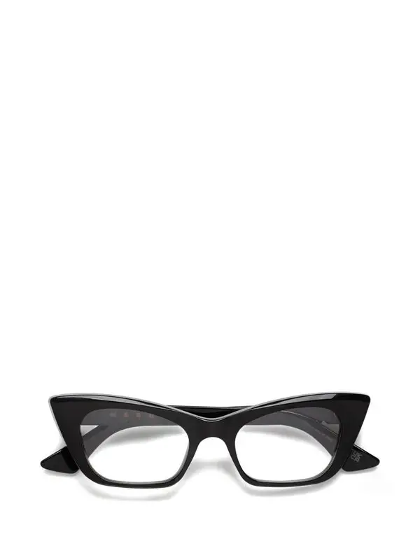 Marni X Retrosuperfuture Nezia Cat-eye Frame Glasses - Black