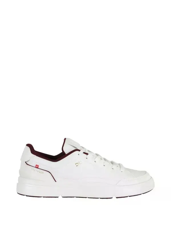 On The Roger Perforated Sneakers - White