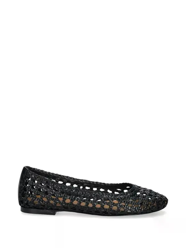 BILLI BI Woven Ballet Flats - Black