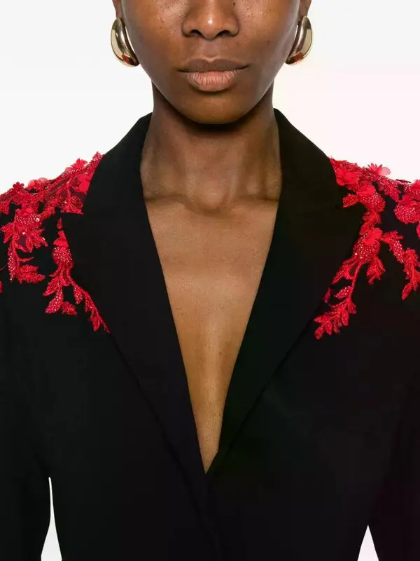 IMROSKA Shoulder-embellished Blazer
