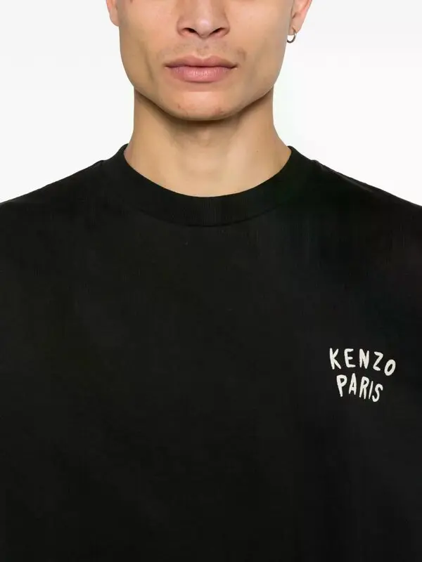 Kenzo Logo-embroidered Long-sleeve Top