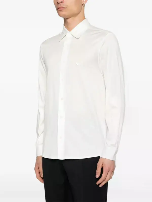 Emporio Armani Logo-detail Shirt - White