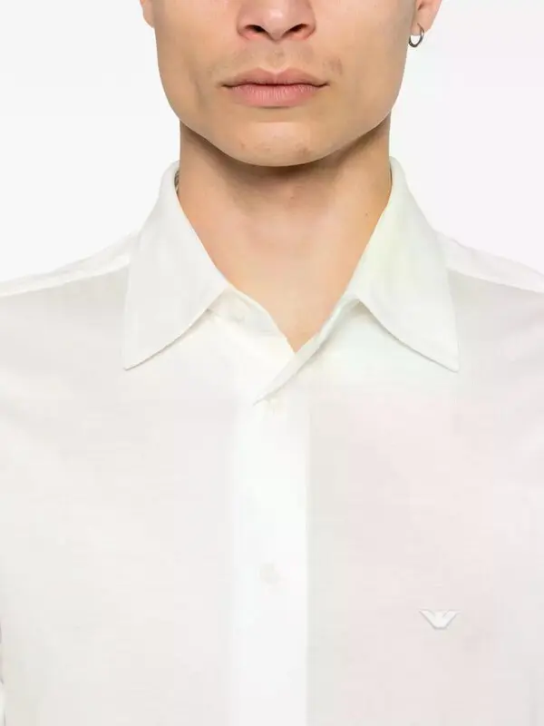Emporio Armani Logo-detail Shirt - White