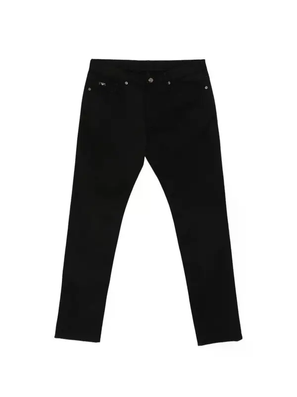 Emporio Armani Logo-detail Jeans - Black