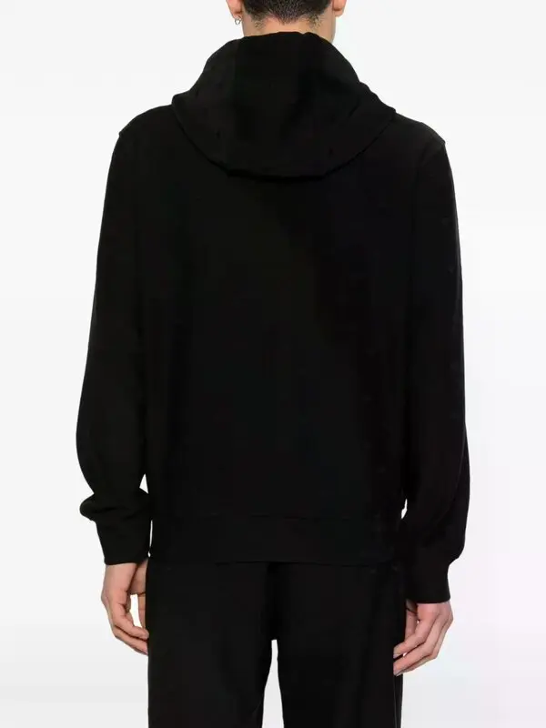Emporio Armani Zip-up Hoodie - Black