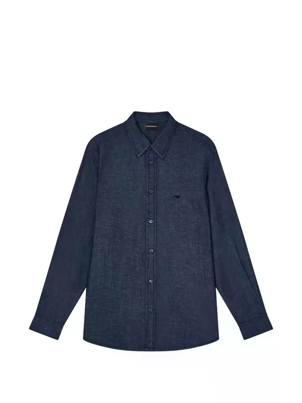 Emporio Armani Buttoned Shirt - Blue