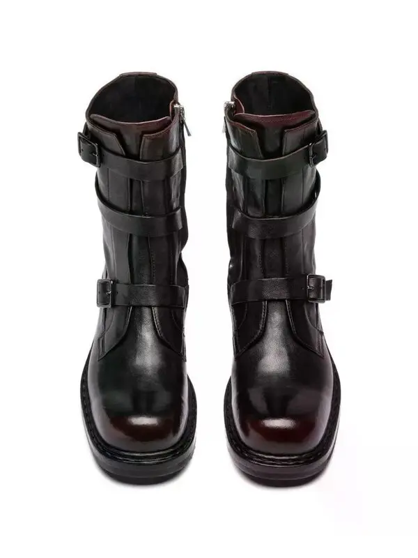 Officine Creative Dakota 004 Biker Boots - Black