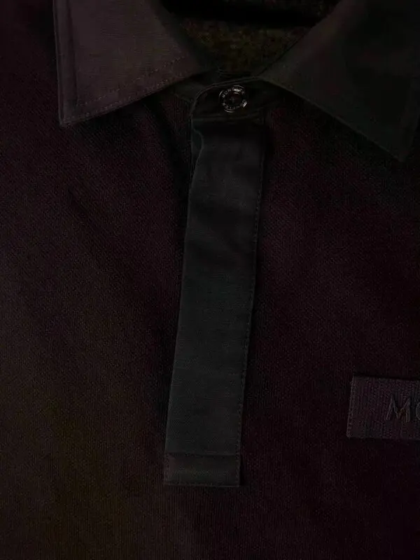 Moncler Logo-stitched Short-sleeve Polo Shirt