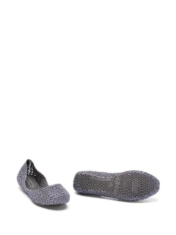 Melissa Glitter Ballet Flats - Grey