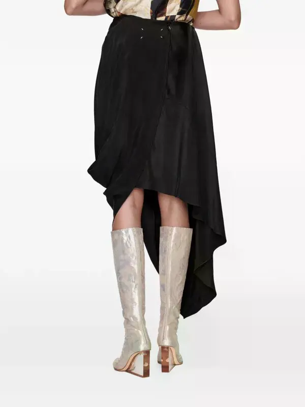 MAISON MARGIELA Draped Midi Skirt