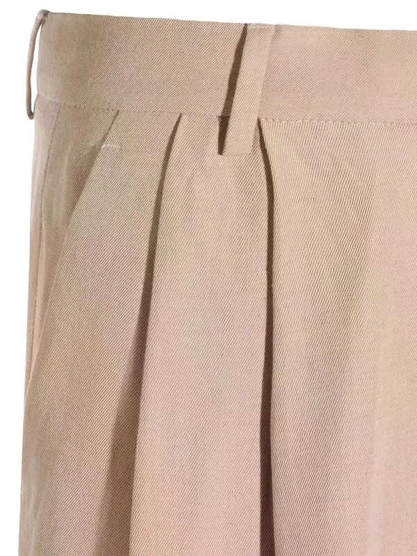 Fabiana Filippi Pleated Knee-length Shorts