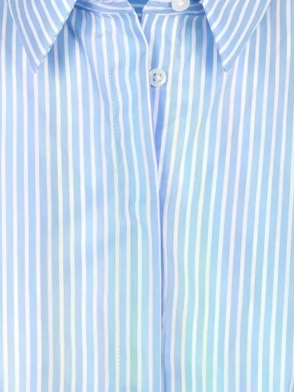 FAY Striped Shirt With Turned-up Cuffs