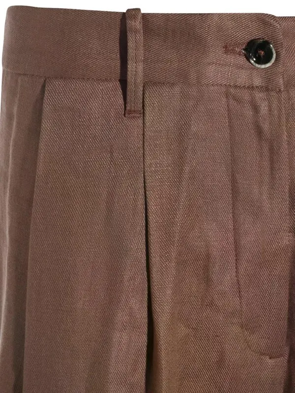 NINE:INTHE:MORNING Straight-leg Trousers - Brown