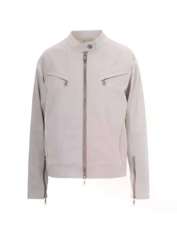 Patrizia Pepe Zipped Leather Jacket