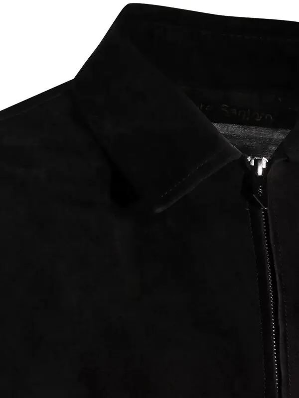 SALVATORE SANTORO Zip-up Suede Jacket