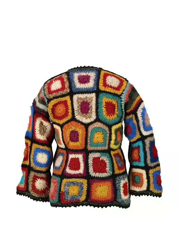 Moschino Multi-coloured Crochet Cardigan