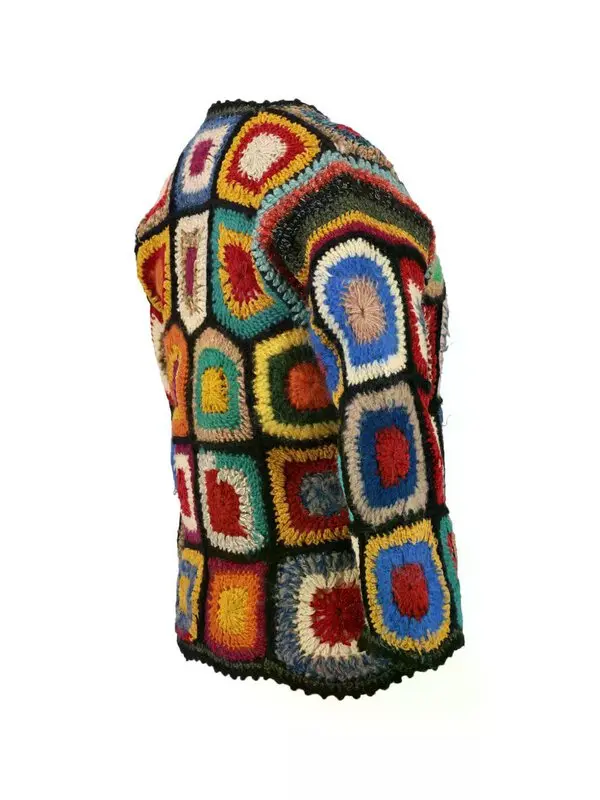 Moschino Multi-coloured Crochet Cardigan