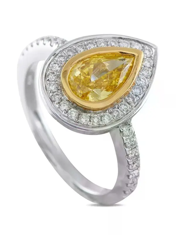 LB EXCLUSIVE Diamond Pear-shaped Ring