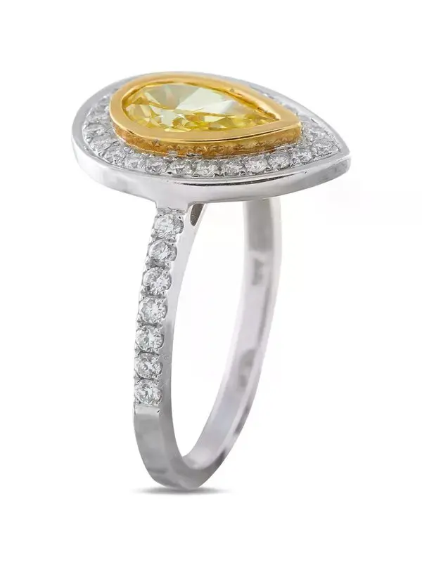 LB EXCLUSIVE Diamond Pear-shaped Ring