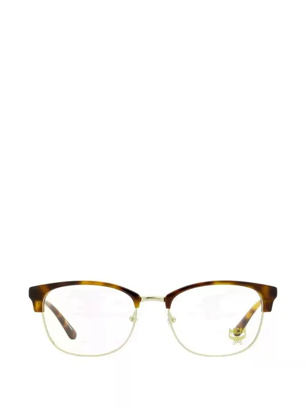 Mcm Metal Browline Eyeglasses - Brown