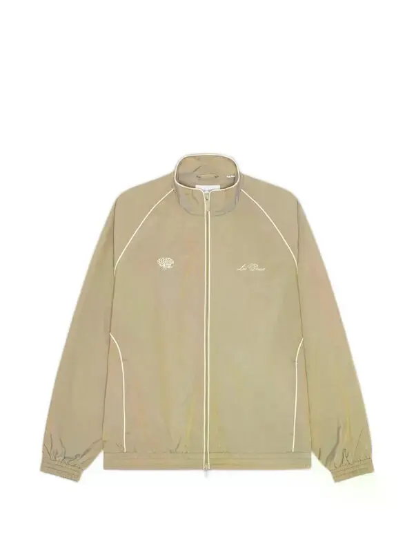 LES DEUX Shiny Piping Track Jacket - Neutrals