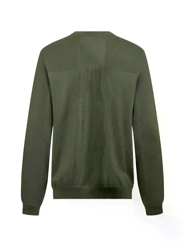 BOSS Textured Crew-neck Sweatshirt