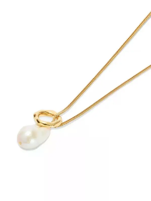 JIL SANDER Irregular Shape Pearl Necklace