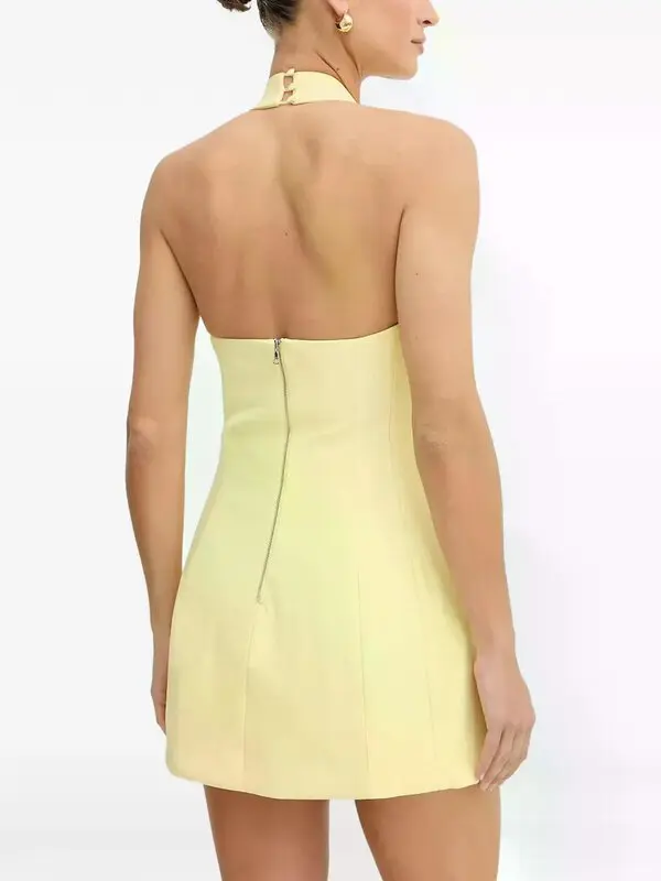 bardot nevelle halter square-neck mini dress Bardot Nevelle Hourglass Halter Mini Dress