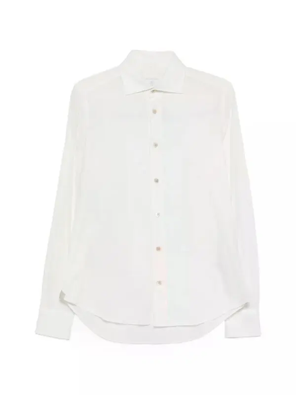 Eleventy Textured Buttoned Shirt