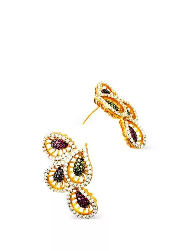 HZMER JEWELLERY Rangeen Earrings