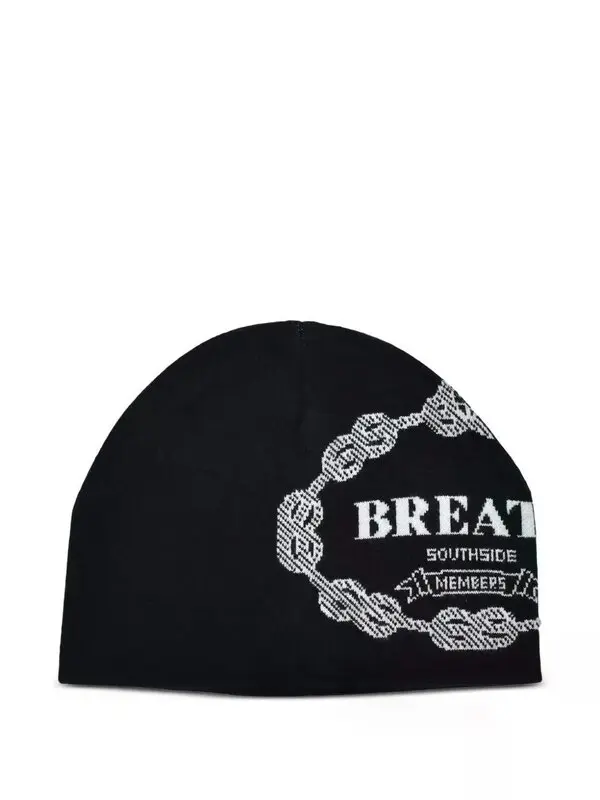BREATH Logo Beanie Hat - Black