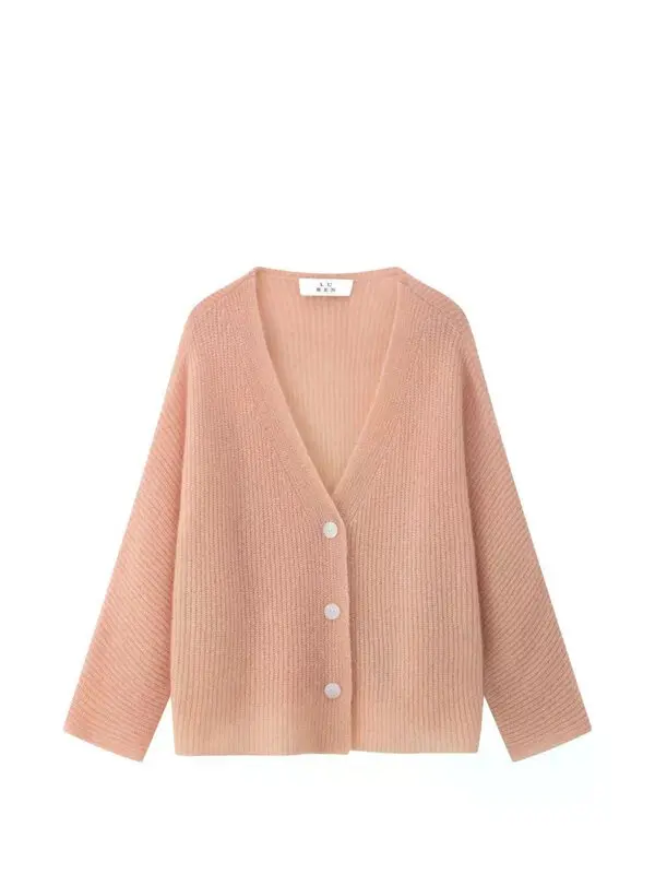 LU REN V-neck Buttoned Cardigan