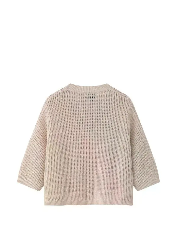 LU REN Open-knit Sweater