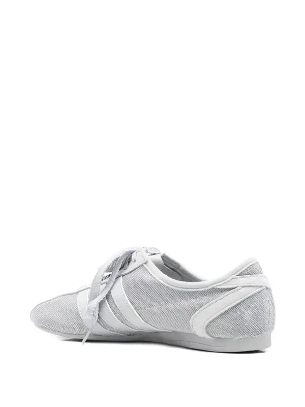 Adidas By Stella McCartney Metallic Lace-up Sneakers - Grey