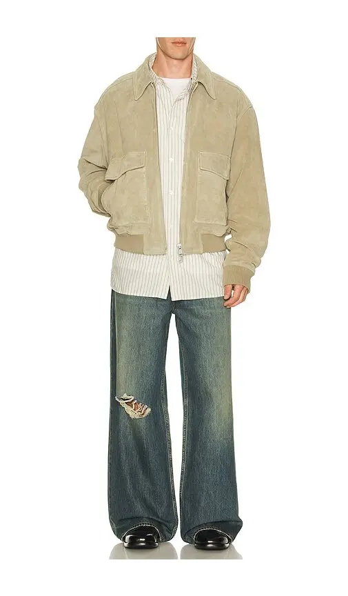 AGOLDE Emil Bomber - Brown