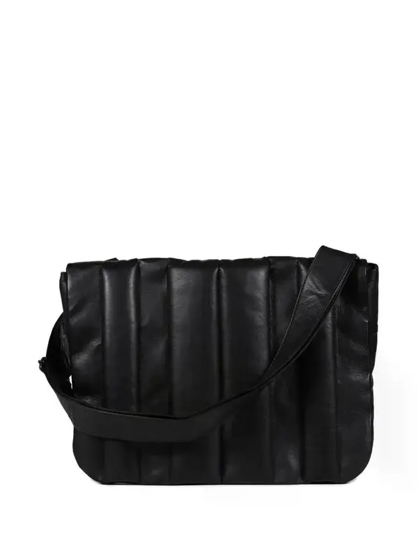 Yohji Yamamoto Padded Shoulder Bag - Black