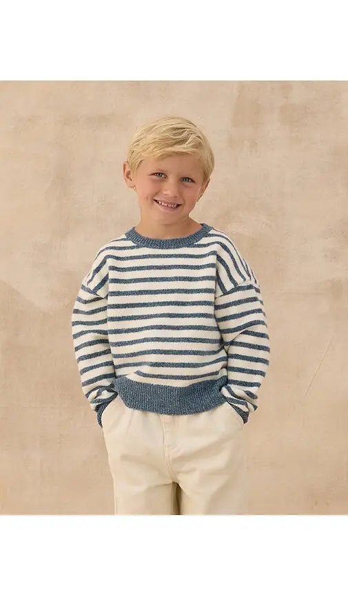 RYLEE + CRU Striped Pullover Sweater