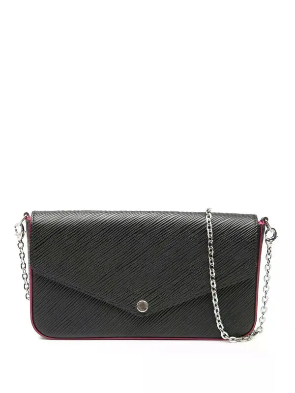 LOUIS VUITTON 2018 Epi Pochette Felicie - Black